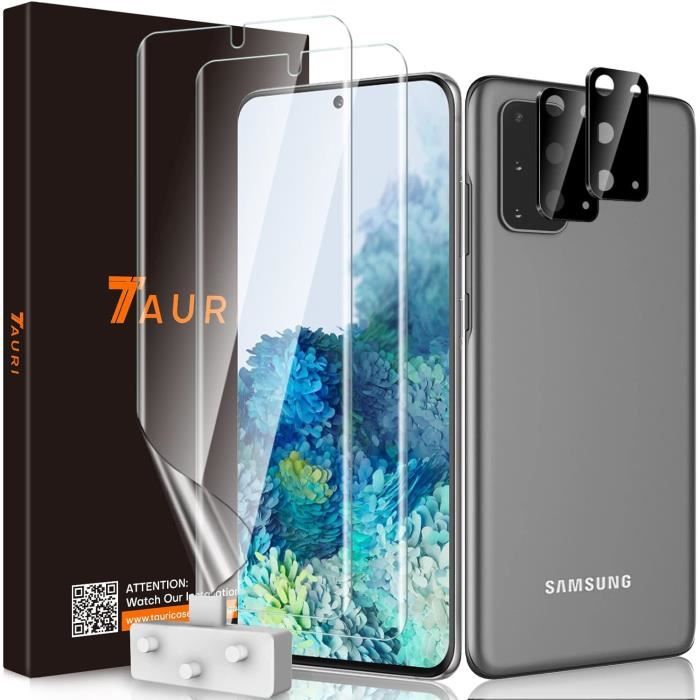 Nornward Protecteur D'Écran Pour Samsung Galaxy S20, 2 Pièces S20 Film Protection Tpu+ 2 Pièces ...