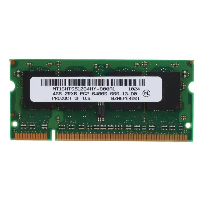 4 Go de RAM DDR2 pour Ordinateur Portable 800 Mhz PC2 6400 SODIMM 2RX8 ...
