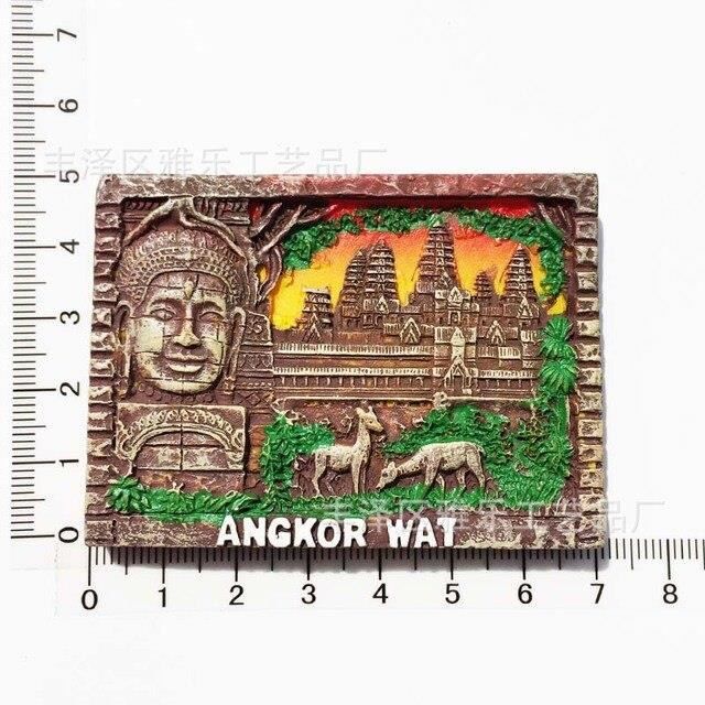 MAGNETS,smile in Angkor Wat--Aimants magnétiques pour réfrigérateur ...