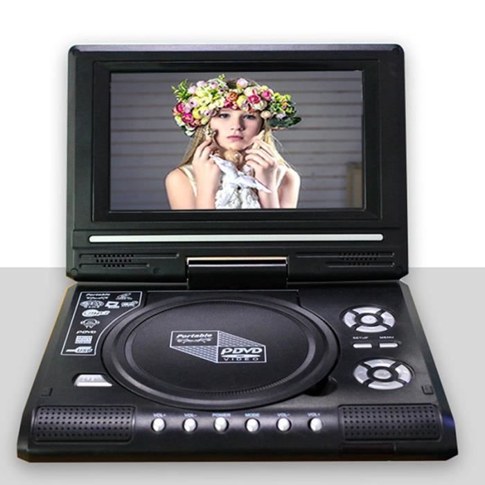 9.8 Pouces Portable Maison Voiture Lecteur Dvd Vcd Cd Jeu Lecteur Tv ...
