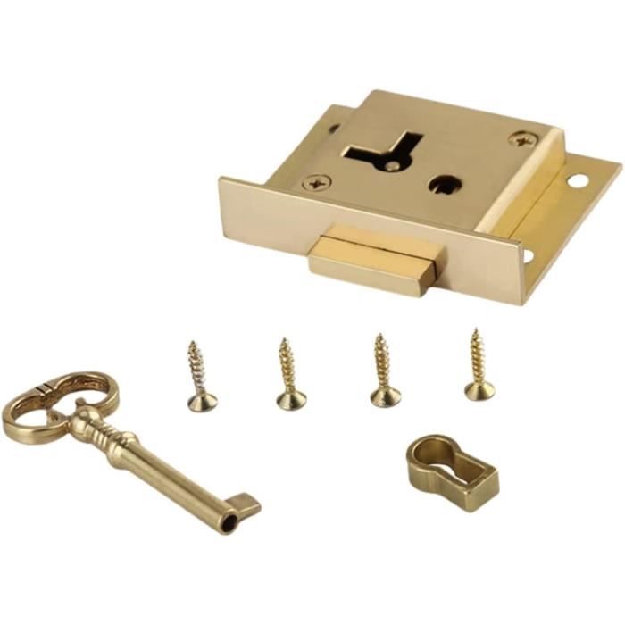 2 Pièces Serrures De Tiroirs De Meubles Serrure En Laiton Antique Serrure De Porte Ancienne ...