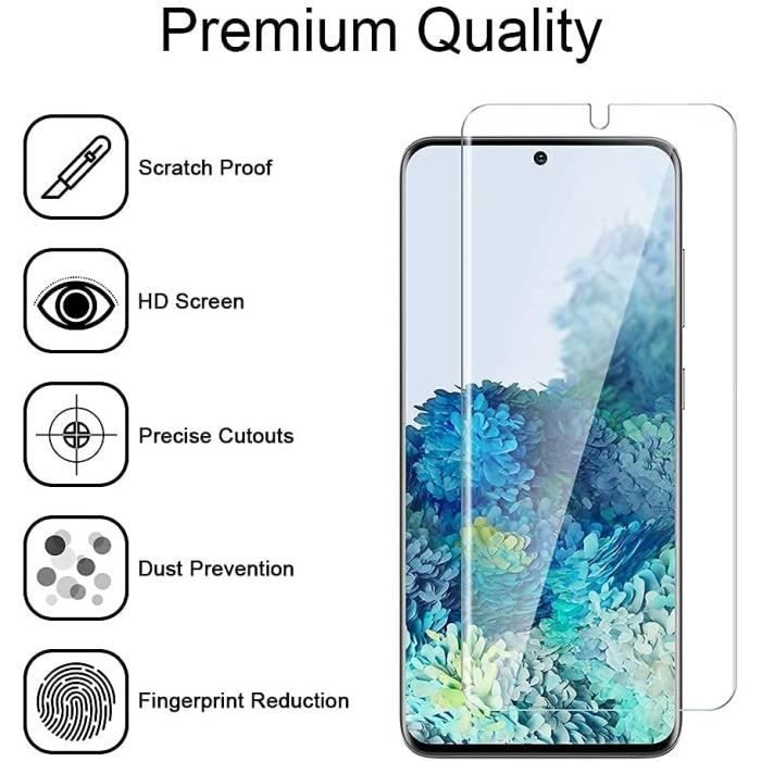 Nornward Protecteur D'Écran Pour Samsung Galaxy S20, 2 Pièces S20 Film Protection Tpu+ 2 Pièces ...