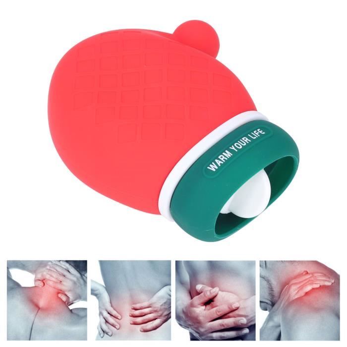Qiilu Bouillotte Silicone Chaud Froid Micro-Onde Portable Chaud ...