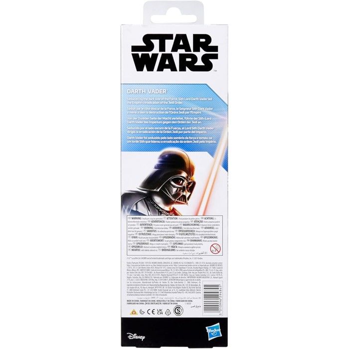 Figurine - STAR WARS - Dark Vador - 30 cm - Sabre laser rouge - 5 ...