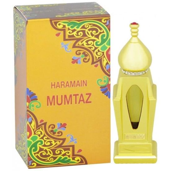 PARFUM MUMTAZ POUR FEMME AL HARAMAIN 12ML 100% HUILE+1 MUSC EL NABIL ...