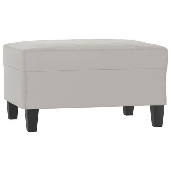 Repose-pied Gris clair 70x55x41 cm Tissu microfibre DIOCHE7298382750825 ...