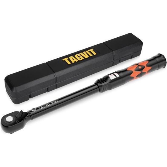 Clé Dynamométrique 1-2", ±3% Haute Précision, 30-210 Nm Clé ...