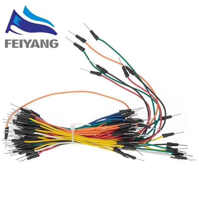 Câble de saut mâle à mâle pour Arduino, 650 pièces [158393E ...