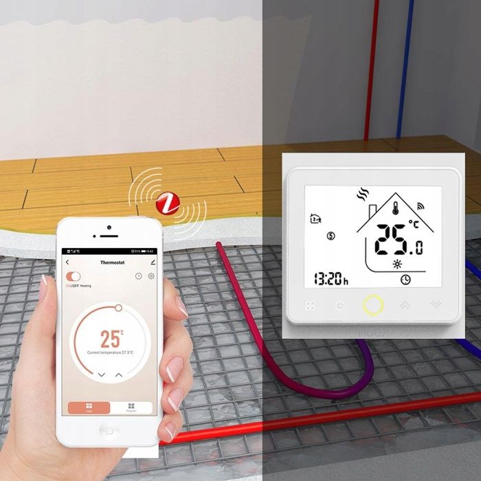 Thermostat Zigbee - ARHATREYA - Programmable - Chauffage au Sol ...