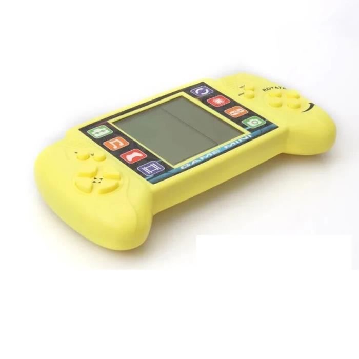 Jaune - Console de jeu vidéo portable avec écran LCD 3,5 pouces, mini lecteur de jeu en brique ...