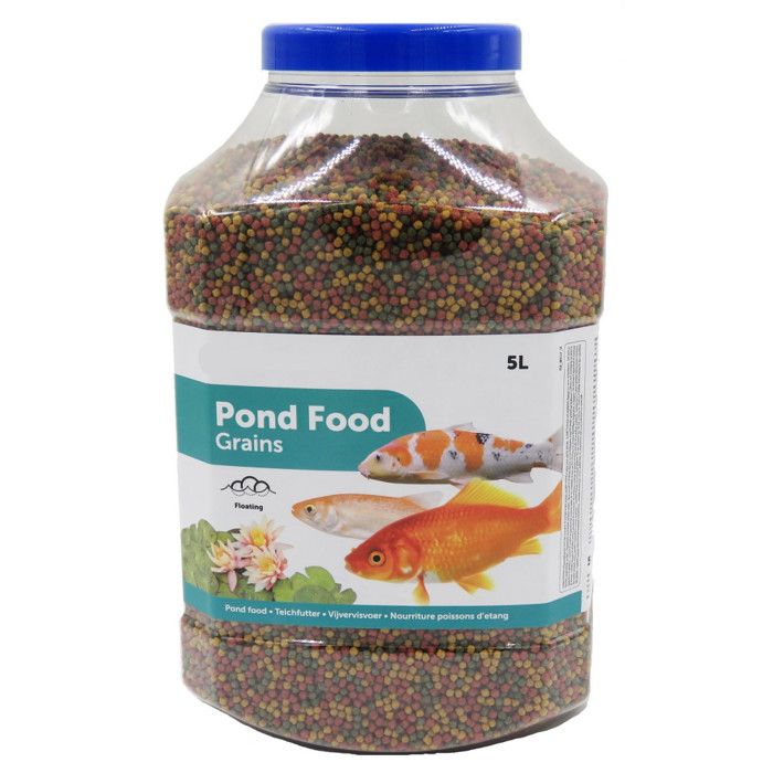 Nourriture pour poisson d'étang, bassin aquatique granulats - 5 Litres ...