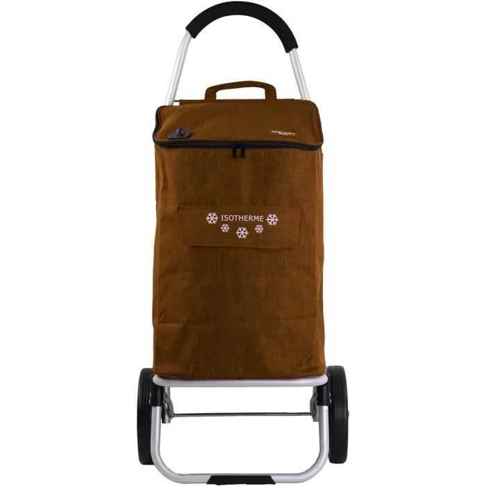 Chariot De Courses Isotherme 2 Roues (50L), Chariots Pliable ...