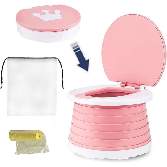 Pliante Toilettes pour Enfants,Pot Pliant de Voyage,Siège de Pot de ...