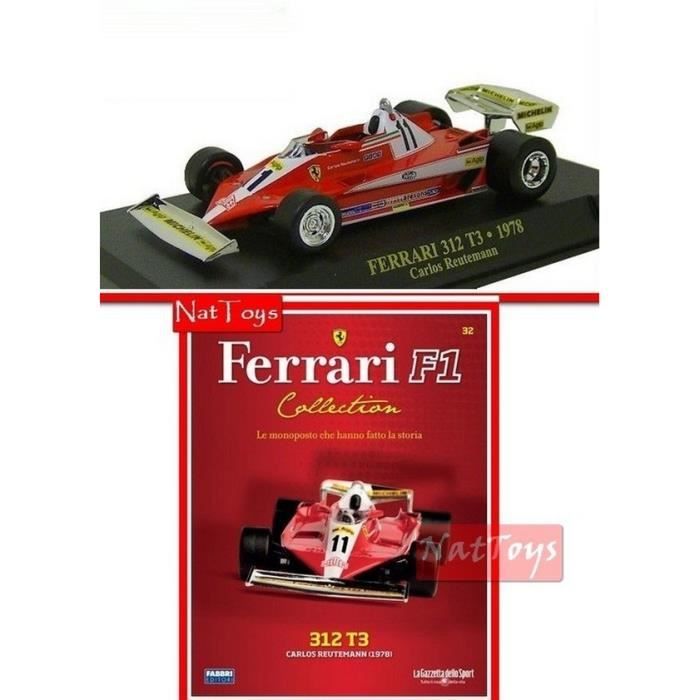 Ferrari F1 312 T3 1978 Reutemann MODELLINO DIE CAST 1:43 MODEL SCALE ...