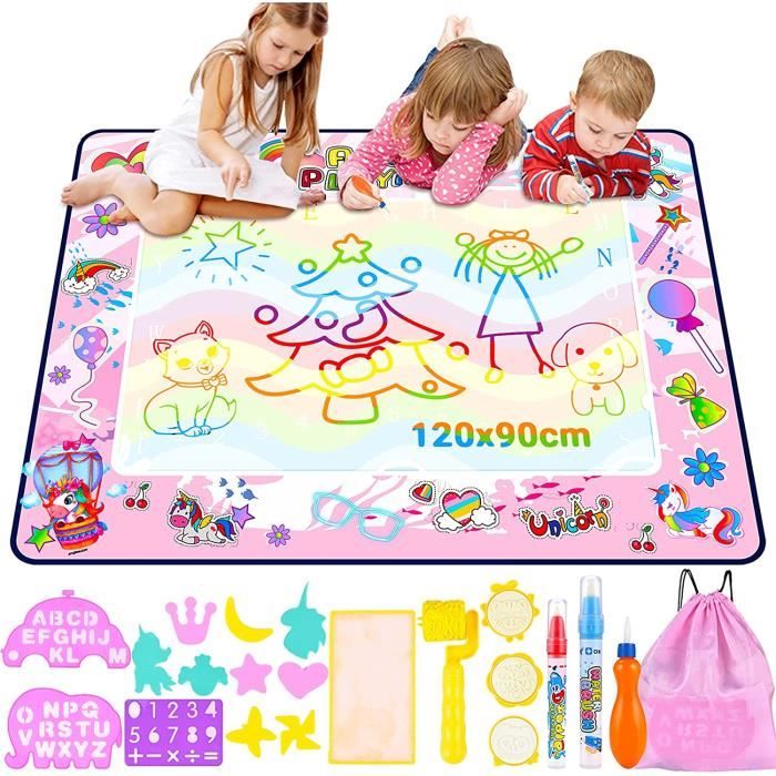 Tapis Doodle Mat Enfant 120*90CM Tapis Dessin Enfant Tapis Doodle Matte ...