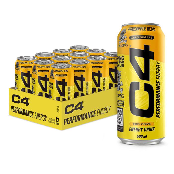 Boissons énergisantes Cellucor - Boisson C4 Energy - Pineapple Head ...