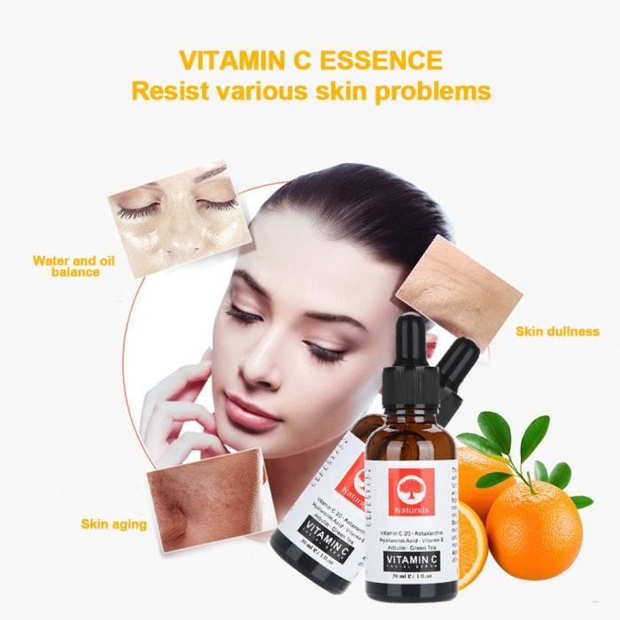 Fdit crème acide hyaluronique 30 ml de vitamine C naturelle et d'acide ...