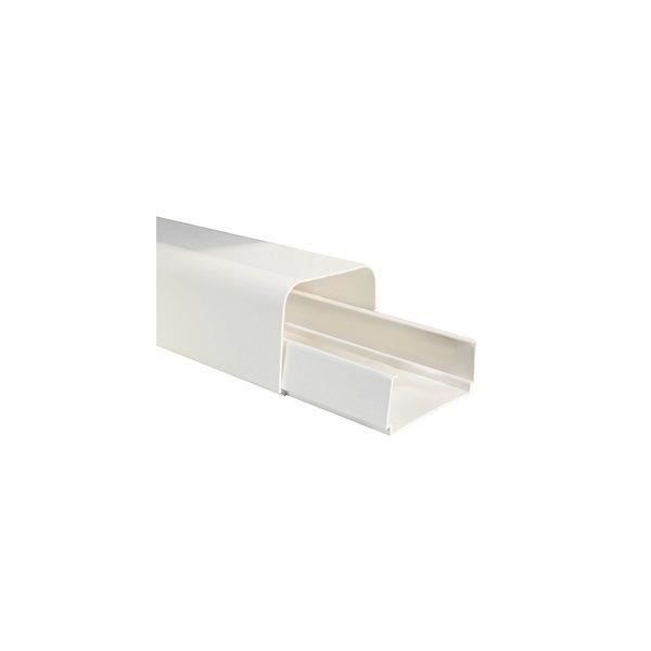 Goulotte PVC 80X60 Clipsage base - FIRSTPLAST - blanc pour climatiseur ...
