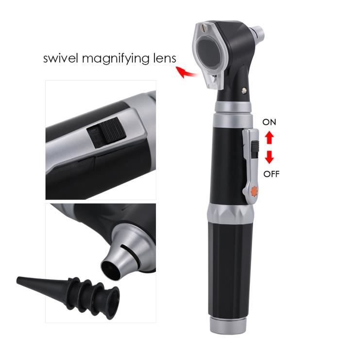 YIN Spéculum auriculaire endoscope de soins des oreilles Loupe Lampe à ...
