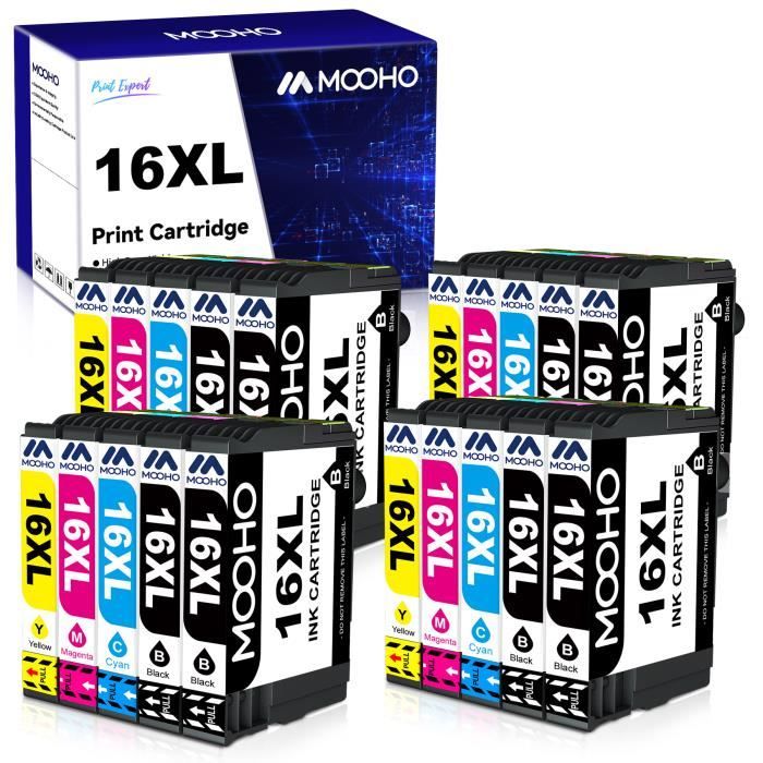 MOOHO 20 Cartouche Epson 16 XL 16XL multipack compatible pour Epson ...