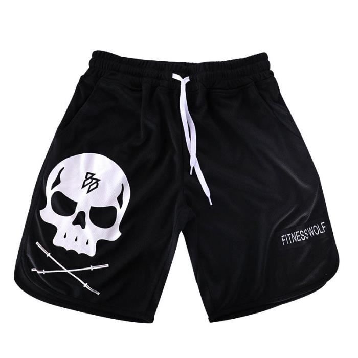 Short,Shorts de sport en coton, pour homme, vêtement court, moulant ...