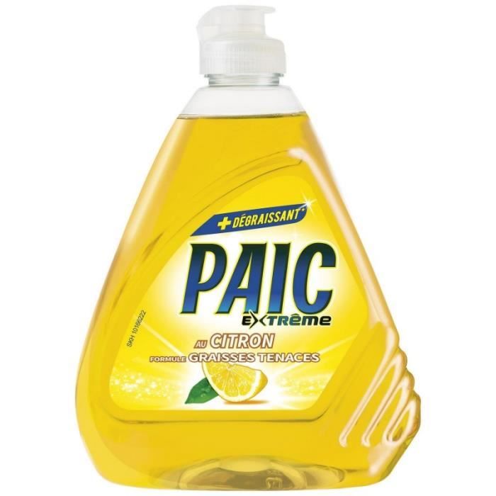 PAIC - Extreme Liquide Vaisselle Citron 500Ml - Lot De 4 - Cdiscount ...