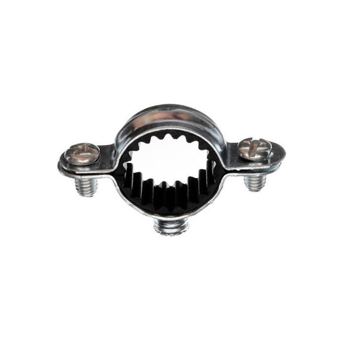 50 Colliers de fixation tube simple Isophonique acier zingué 7x150 ...