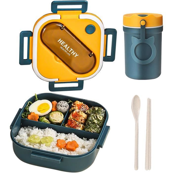 1300Ml Bento Lunch Box Enfant Adulte, Boite Repas Avec 3 Compartimentée ...
