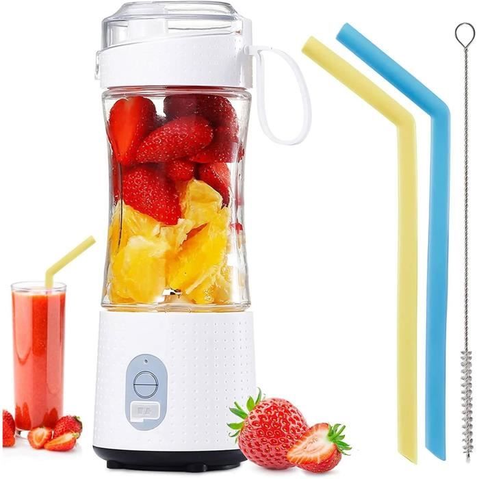 Mini Blender Smoothie Mixer 380Ml Mixeur Portable Pour Smoothie Sans ...