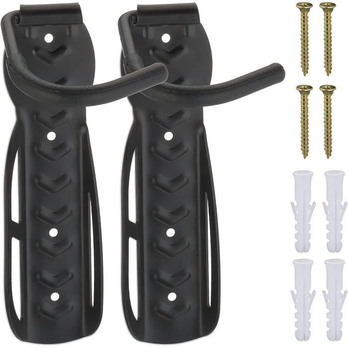 Support Vélo Mural En Lot De 2, Charge Maximale : 25 Kg, Suspension ...