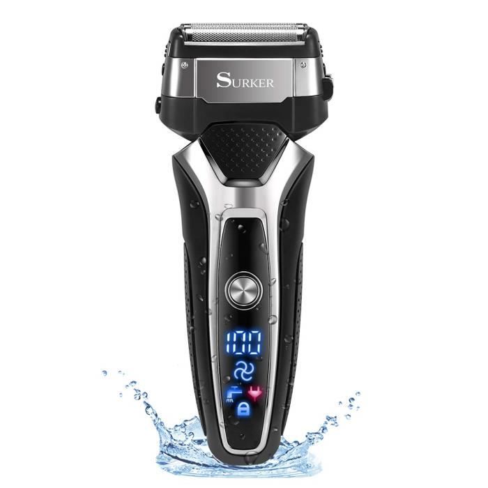 Pro male electric shaver beard foil electric razor for men rechargeable ...