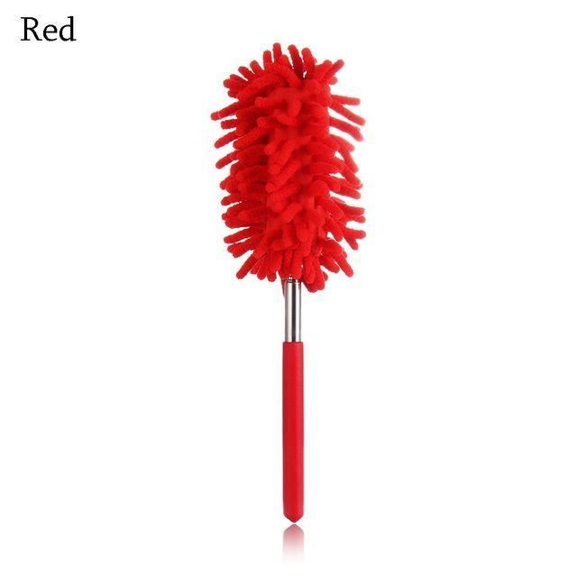 PLUMEAU,red-1--Plumeau télescopique long, plumeau magique, extensible ...