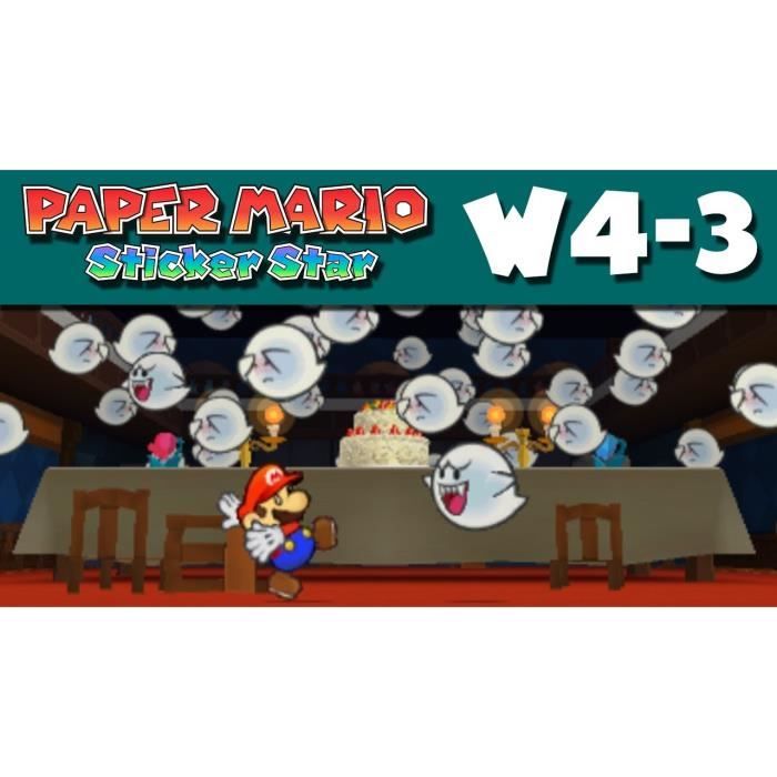 Jeu vidéo - NINTENDO - Paper Mario Sticker Star - 3DS - Aventure ...