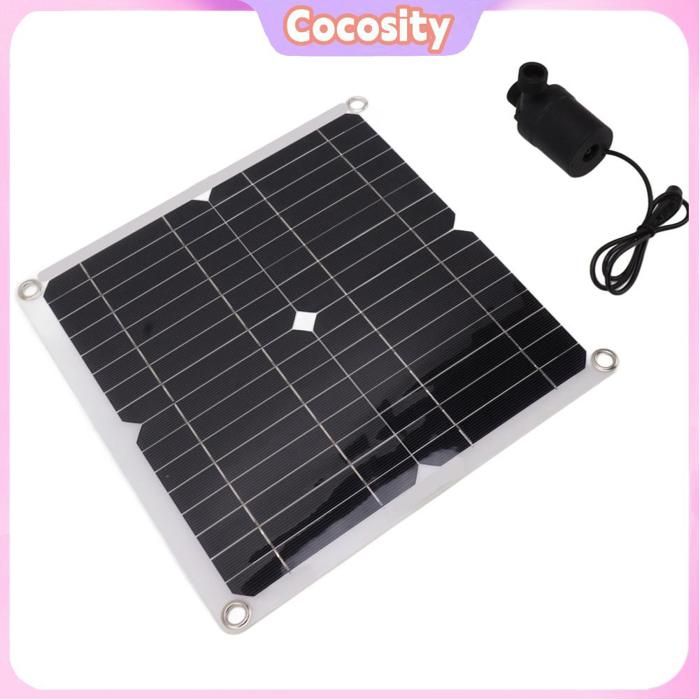 Kit solaire 50W panneau solaire 22W pompe de fontaine à eau avec ...