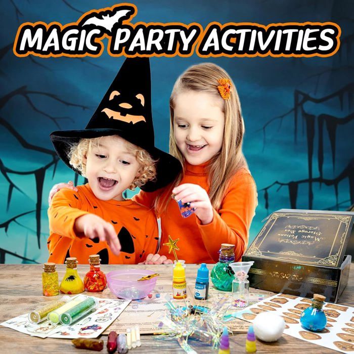 Kit de fabrication de potions magiques pour enfants - mélange de 20 ...
