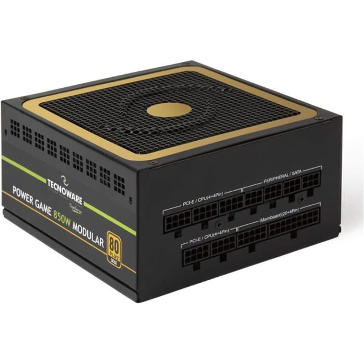 Tecnoware Alimentation Modulaire 850W pour PC Gaming - Certification 80 ...