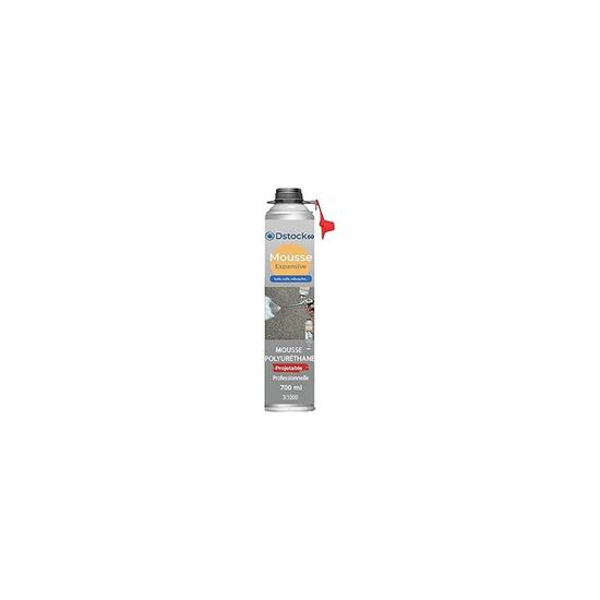 DSTOCK60 – Mousse expansive polyuréthane projetable – 700 ml – avec ...