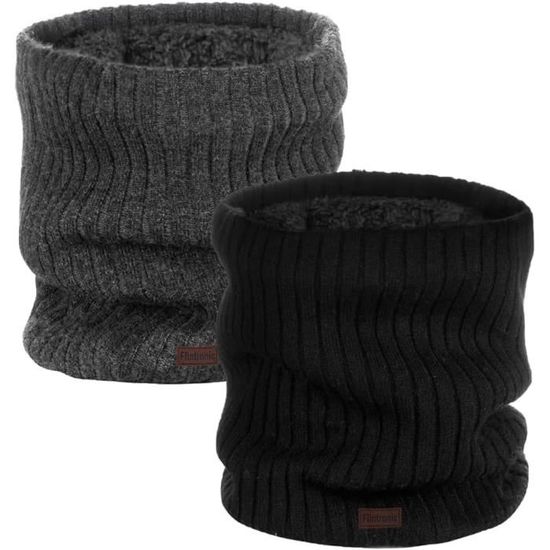 Écharpe Cache-Cou, Hiver-Tubulaire Foulard, Polaire Neck Warmer Unisexe ...