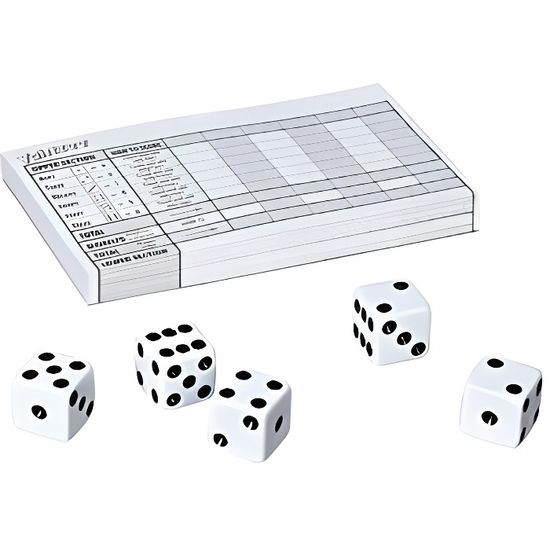 Jeu de dés Classique Yahtzee HASBRO - Pour 2 joueurs ou plus - A partir ...