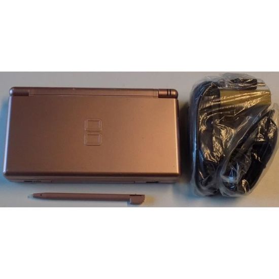 CONSOLE NINTENDO DS LITE ROSE METALIC + CHARGEUR NEUF - Cdiscount Jeux ...