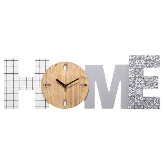 Pendule à Poser Design "Home" 40cm Multicolore - Cdiscount Maison