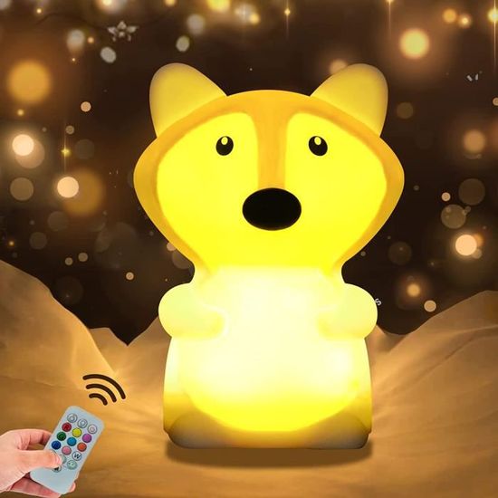 Grand renard Veilleuse pour enfants Veilleuse bébé veilleuses lampe de ...