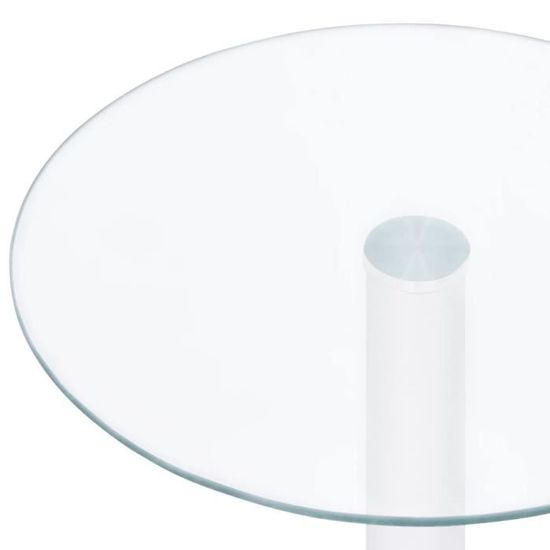 Table basse transparente Zerodis 40 cm Verre trempé HB042 - Cdiscount ...