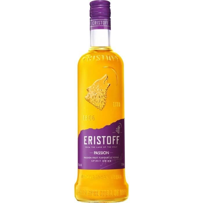 Eristoff - Passion - Boisson à base de vodka - 18,0 % Vol. - 70 cl - La ...