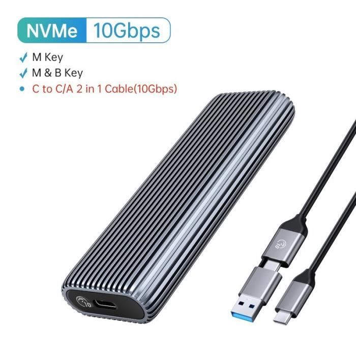 M-Key NVMe - 10 Gbit-s-NVMe SATA - Double baieNVMe SATA - Double baie ...