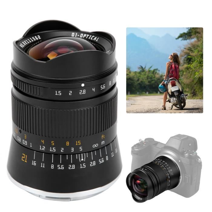 Objectif 21 mm F1.5 Objectif Grand Angle 1mm F1.5 Full Frame E Mount ...