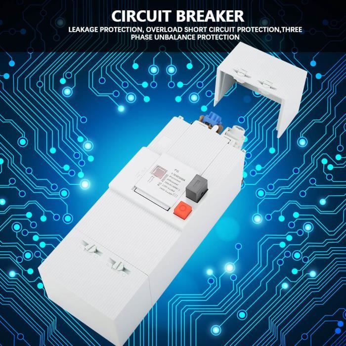 Disjoncteur - ATYHAO - HB014 - 30-60A - 2 pôles - Protection contre les ...