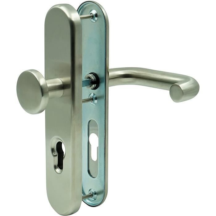 Paris Ferrure de porte avec cylin e profilé pour porte d'entrée 72 mm ...