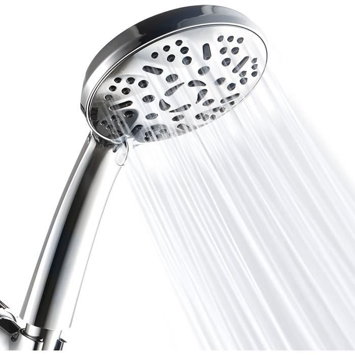 Douchette À 9 Jets - Pommeau De Douche Haute Pression - Douche À Haut ...