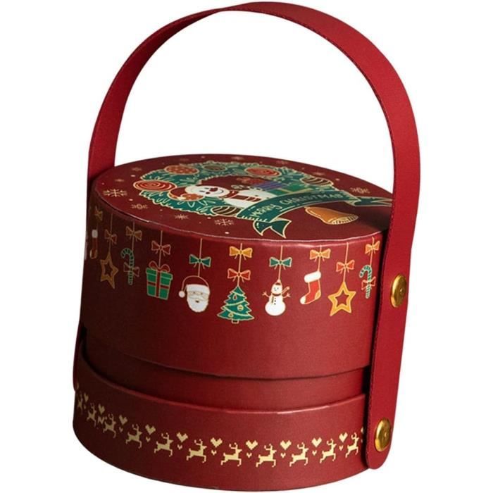 Coffret Cadeau Boîtes de Noël en Carton Boîtes de Cadeaux de Vacances ...